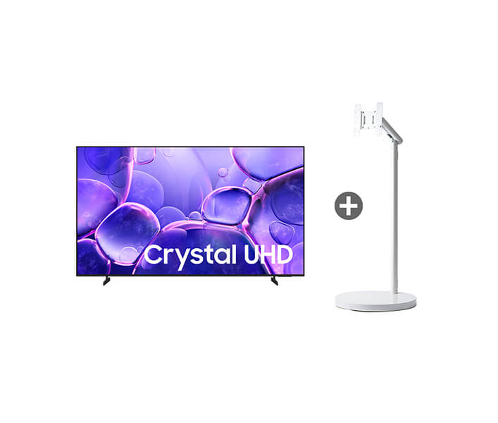 [삼성] 무빙스타일 Crystal UHD TV 50인치 (+무빙스탠드 스탠다드) KU50UF8030-N2W 월 렌탈, 구독료 ...